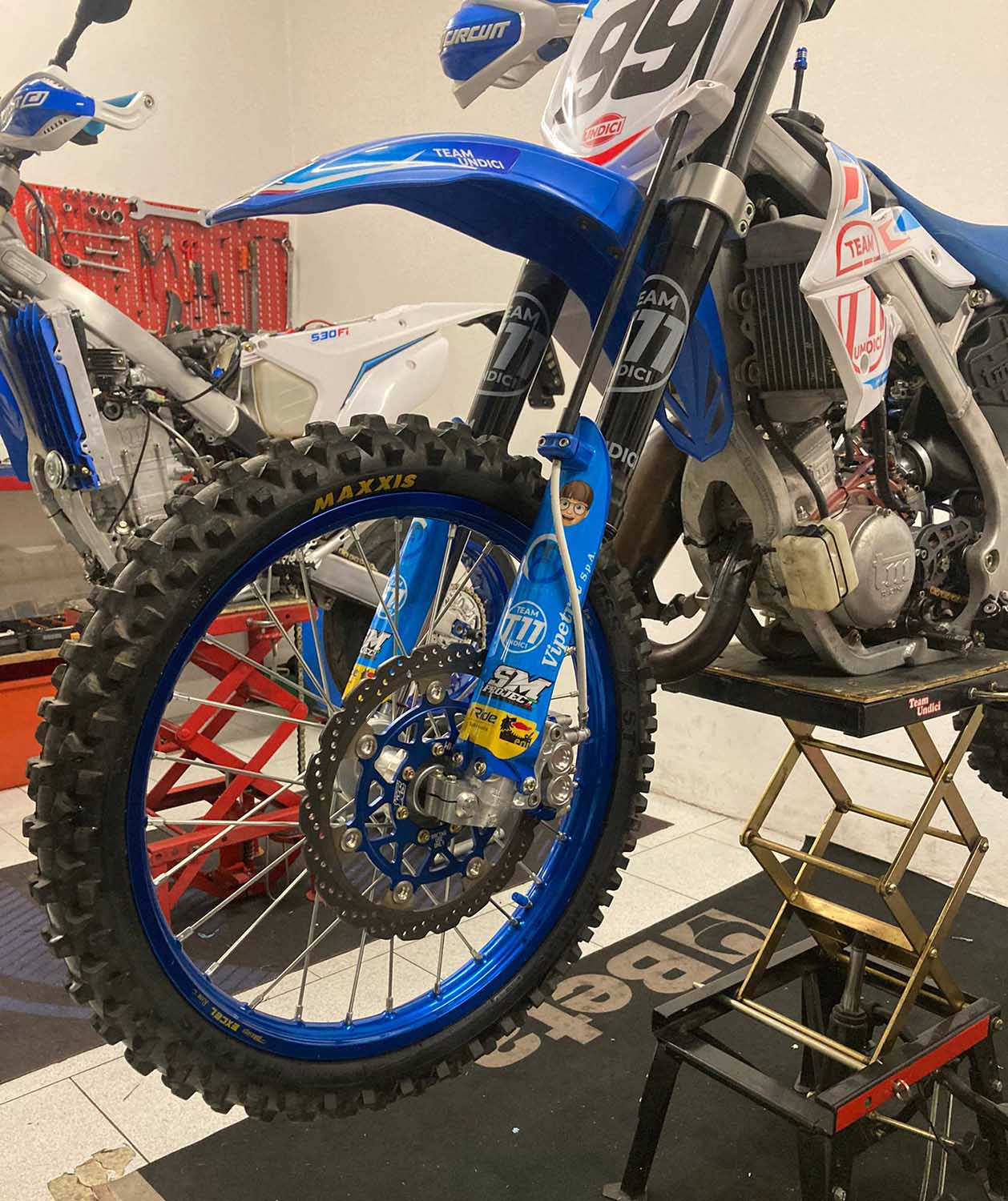 Complete brake system for TM Racing models 85-100-112 Minicross ...